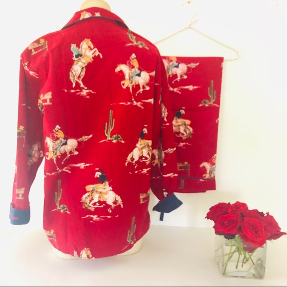 PJ Salvage | Intimates & Sleepwear | Pj Salvage Red Cowboy Flannel ...